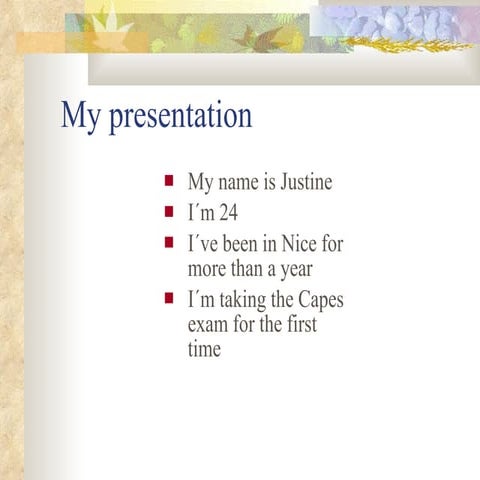 class presentation | PPT