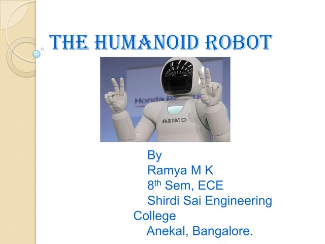 Human robot interaction | PPTX | Robotics | Technology & Computing