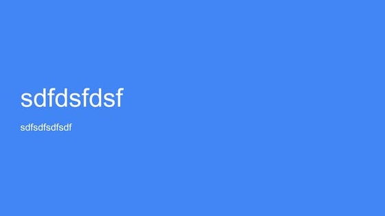 Dsfdsfdsfds | PPT