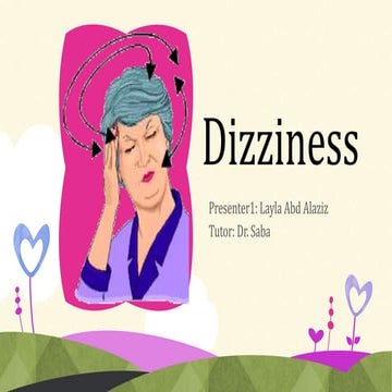 dizziness | PPTX