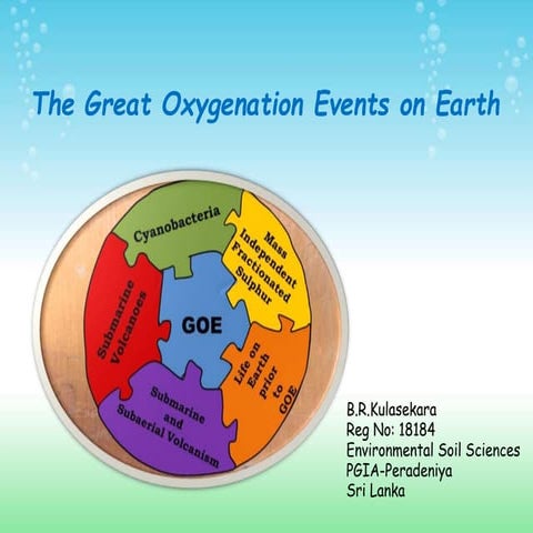 The Great Oxygenation Events on Earth | PPT