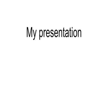This is my PPT demo title is what it is. | PPTX