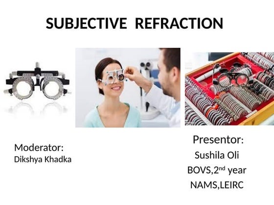 Binocular refraction techniques, binocular balancing | PPT