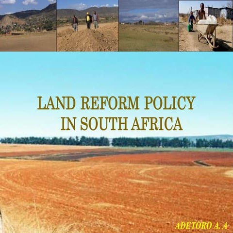 My presentation(land reform policy) | PPTX