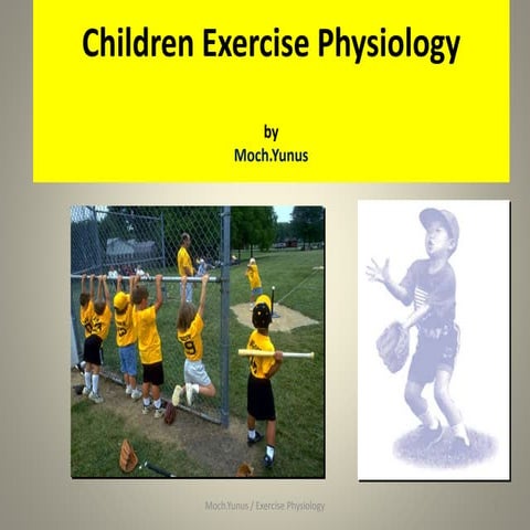 Children Exercise Physiology | PPTX