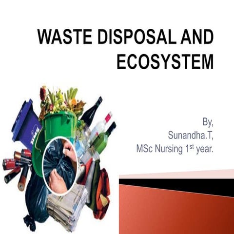 Disposal of waste | PPT