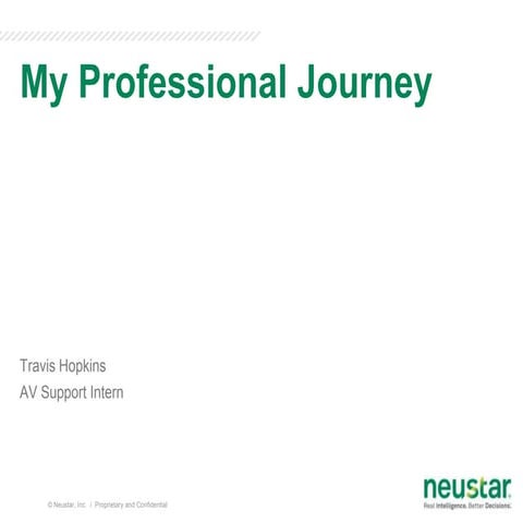 My professional journey | PPT