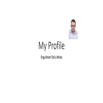 My profile | PPTX