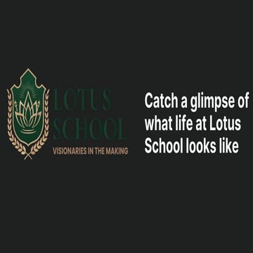 Lotus School Gallery | Campus, Events & Activities | PDF