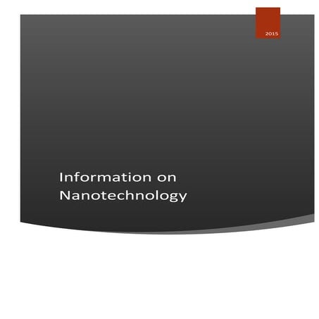 Nanotechnology ppt | PPTX
