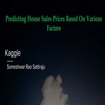 House price prediction | PPTX