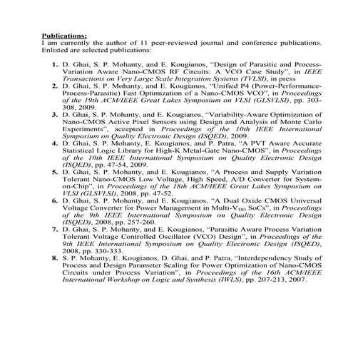 My Publications | PDF