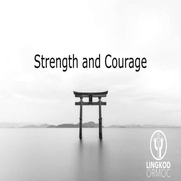 Christian Manly Character: Strength & Courage | PPT
