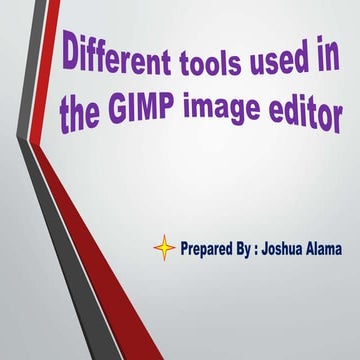 Introduction to GIMP | PPTX