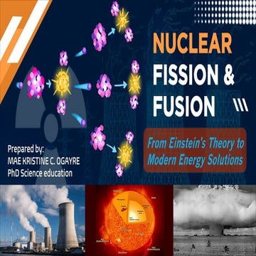 Nuclear fission & fusion ppt animation | PPT