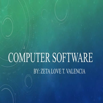 Computer Software ( MyResearch ) | PPT