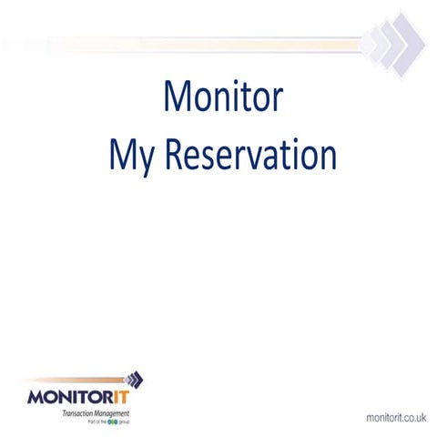 My Reservation - PC, Facilities and Asset bookings solution | PPTX