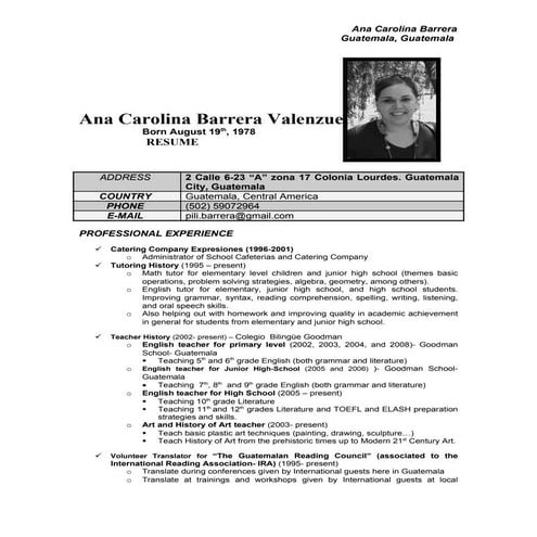 My Resume | DOC