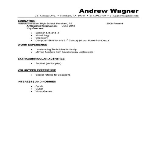 Resume- Dexter Presley | DOCX