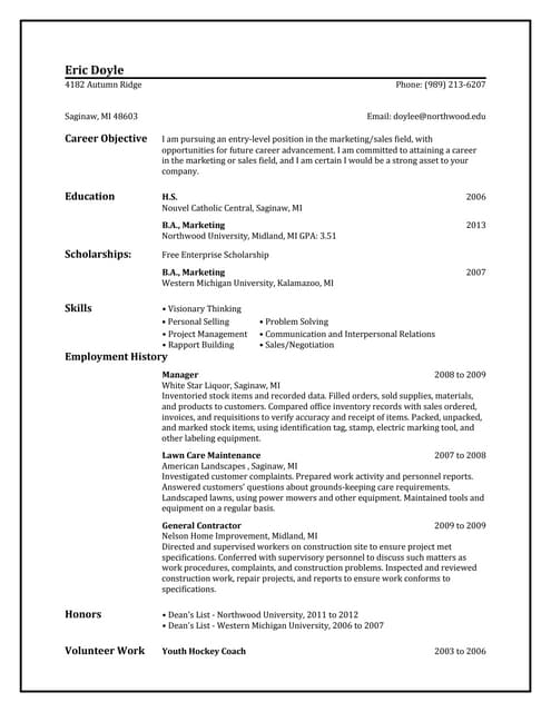 Ryan Jones Resume 2016 | PDF