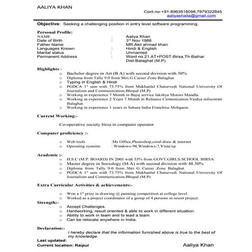 Rizal Saiful AnwarCV | DOCX