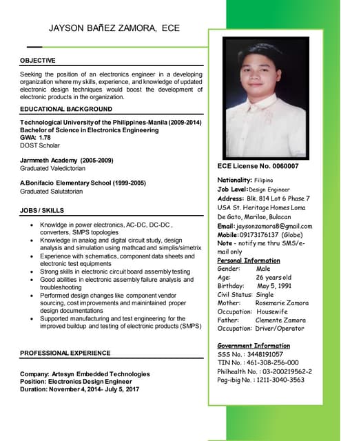 EUGENE LAPITAN RESUME | DOCX