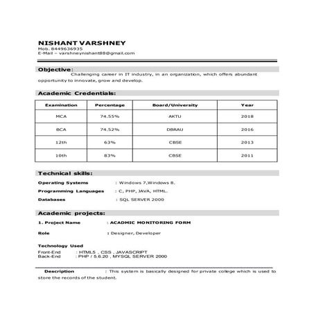 Resume Perfect1 | DOCX