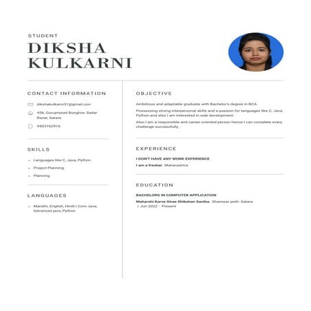 My Resume.pdf Diksha Guruprasad Kulkarni.pdf