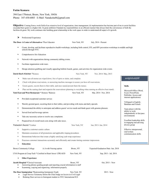 Katherine Ruiz.docx resume (1) | PDF