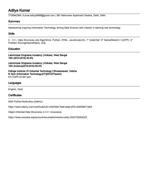 Akshay Anand Resume | PDF