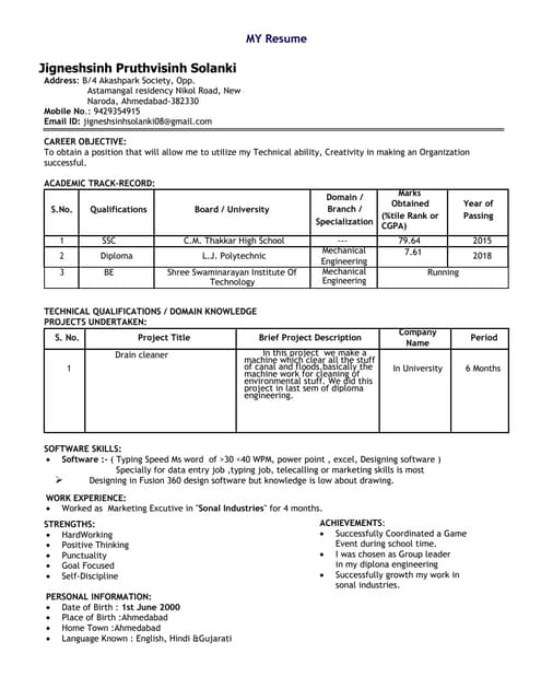 Ankit Resume | PDF