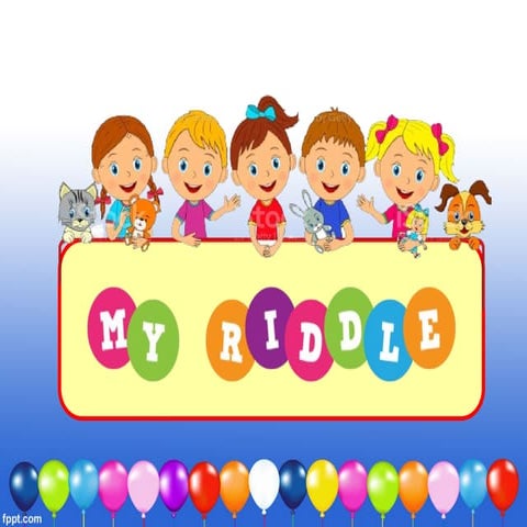 My PPT about good riddles with some examples | PPT