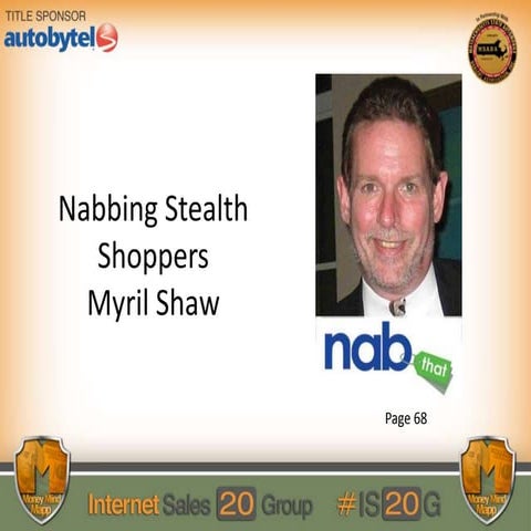 Myril Shaw: Nabbing Stealth Shoppers | PPTX