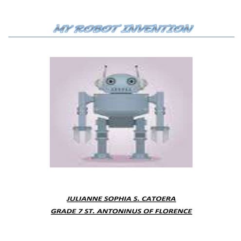 My robot invention | DOCX