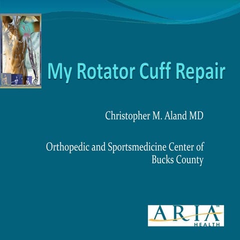 My rotator cuff repair | PPT