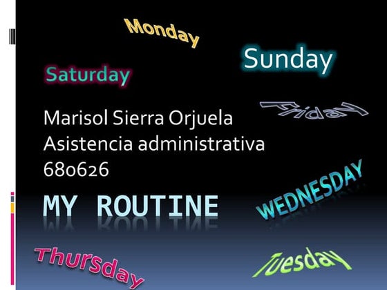 Daily routine | PPT
