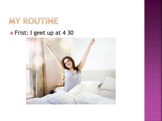 My day routine carolina | PPTX