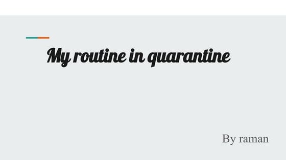 My daily routine | DOCX