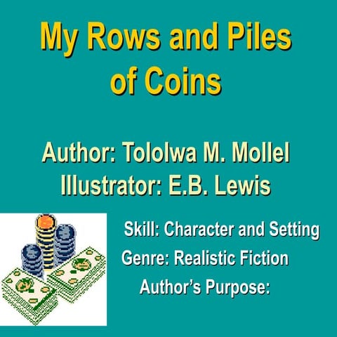 My row and piles of coins | PPT