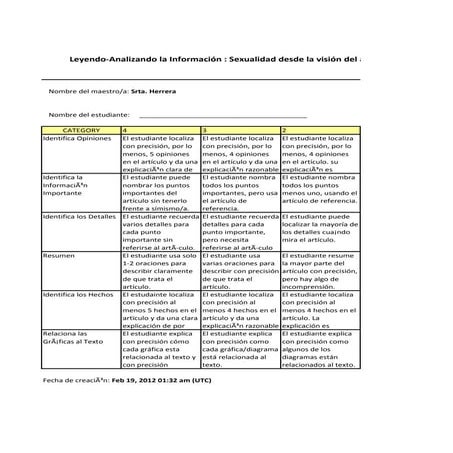 My Rubric Sex Pdf 3839