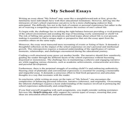My School Essays.pdf