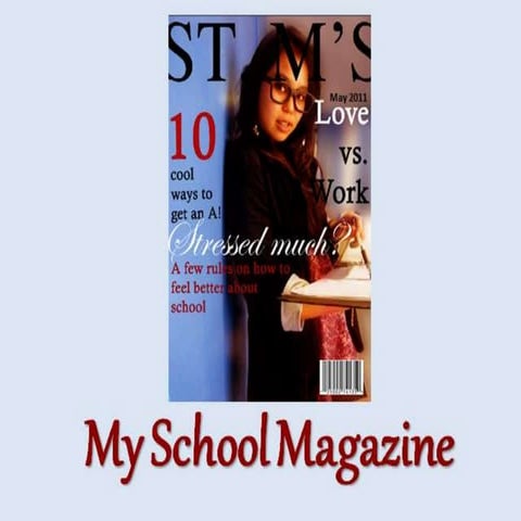 Preliminary school magazine Titles | PPTX