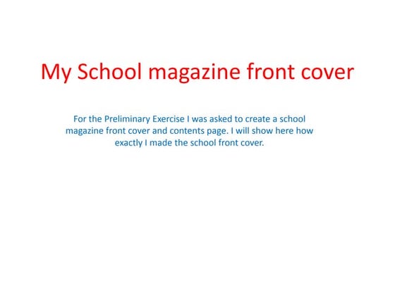 Magazine design template | PPT