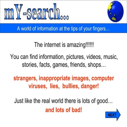 M Ysearch | PPT | Internet for Beginners | Internet