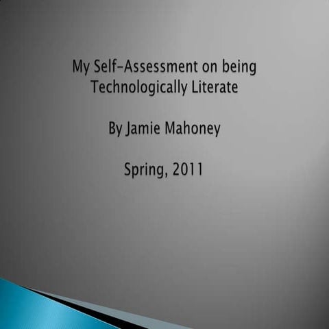 Self assessment | PPTX