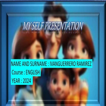MY SELF PRESENTATION. pdf de ingles senatipp222202tx | PPTX