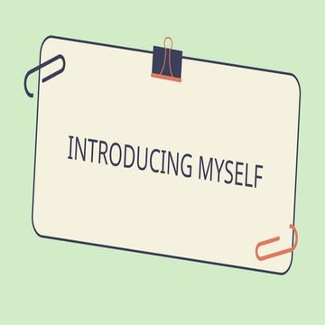 Introduction of Yourself by a student of class five | PPT