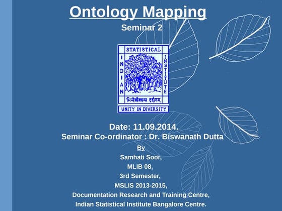 Data Integration Ontology Mapping Ppt
