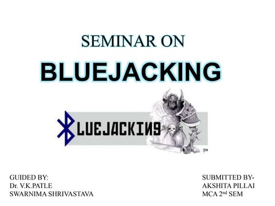 Blue Jacking | PPT