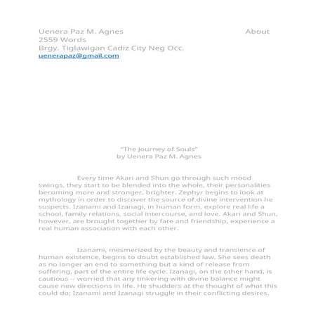 My Short Story English Language Project.docx